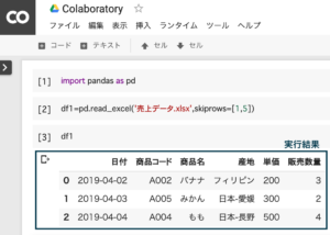 Pandas DataFrame｜Excel・csvファイル読み込み | Pyhoo（パイフー）